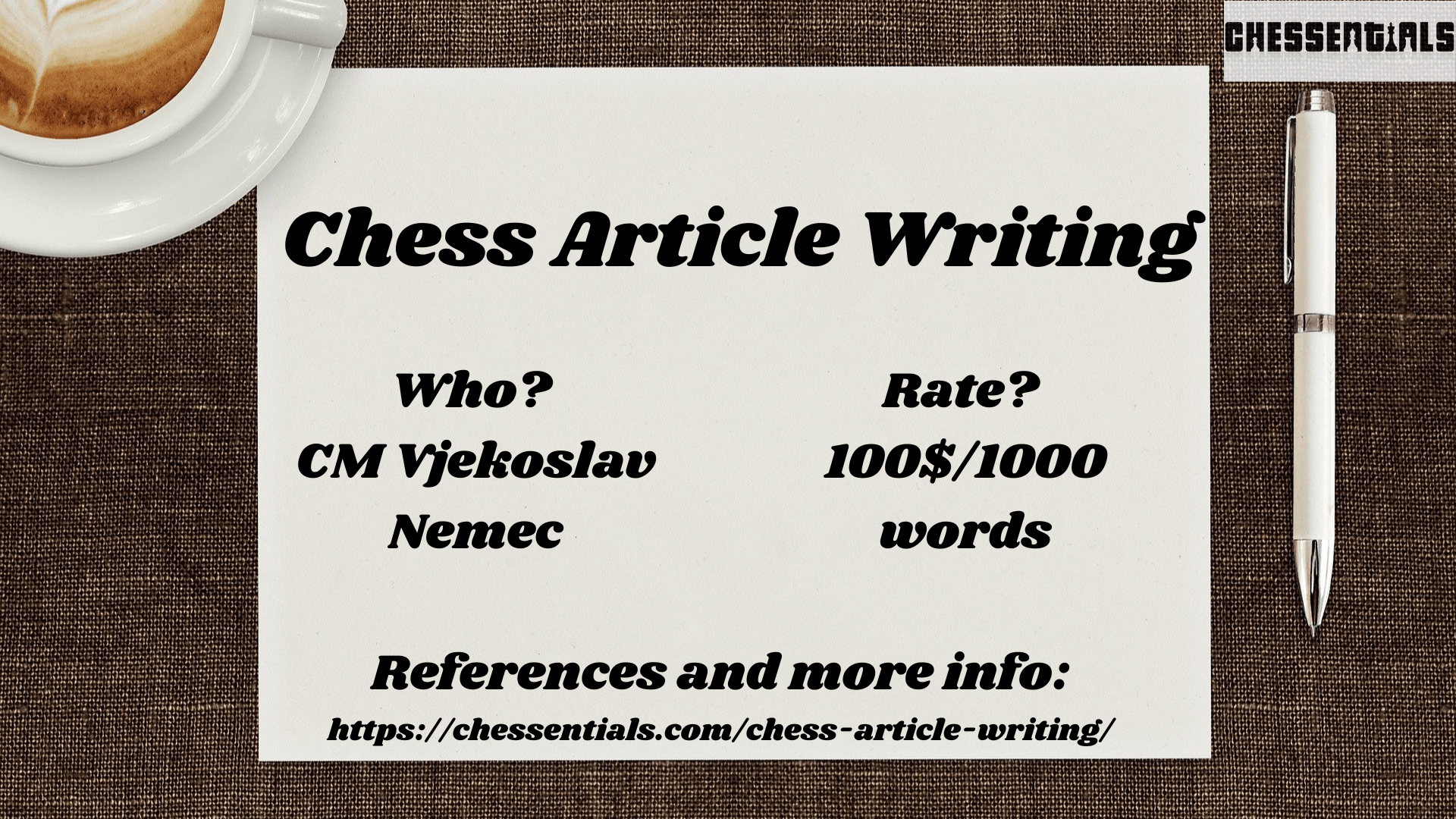 Chess Article Writing - Chessentials